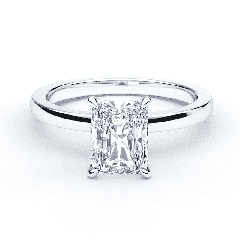 Diamond ring radiant cut store