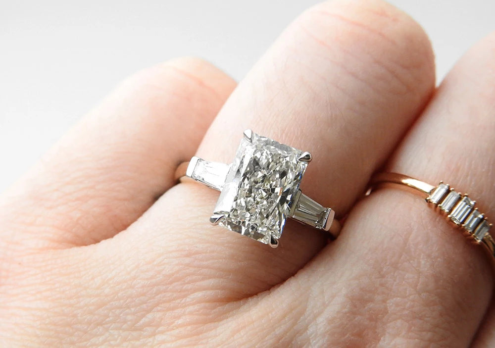 Custom Lab Diamond Rings – Plum