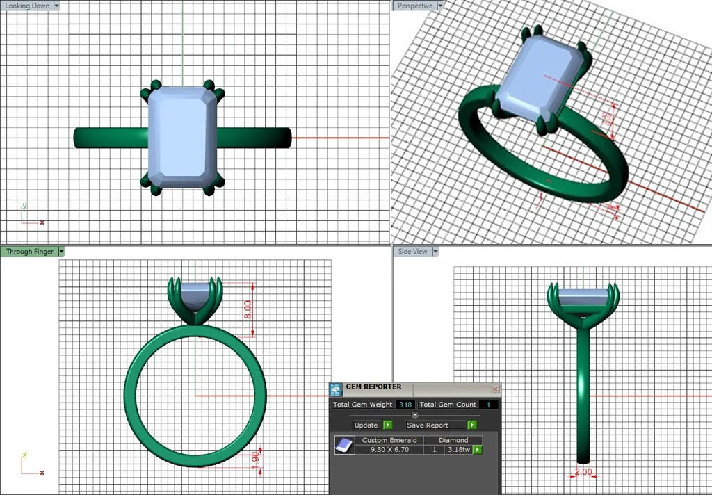 Custom Lab Diamond Rings – Plum