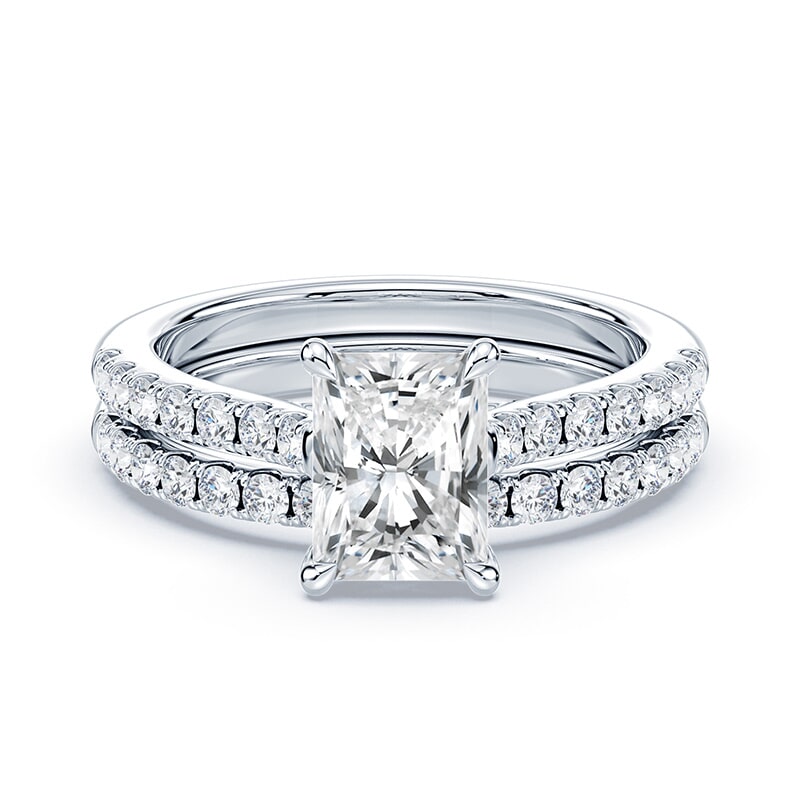 Lab Diamond Band for Cathedrals | Plum Diamonds