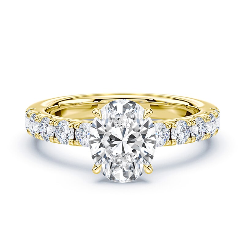 Oval Diamond Ring – Plum