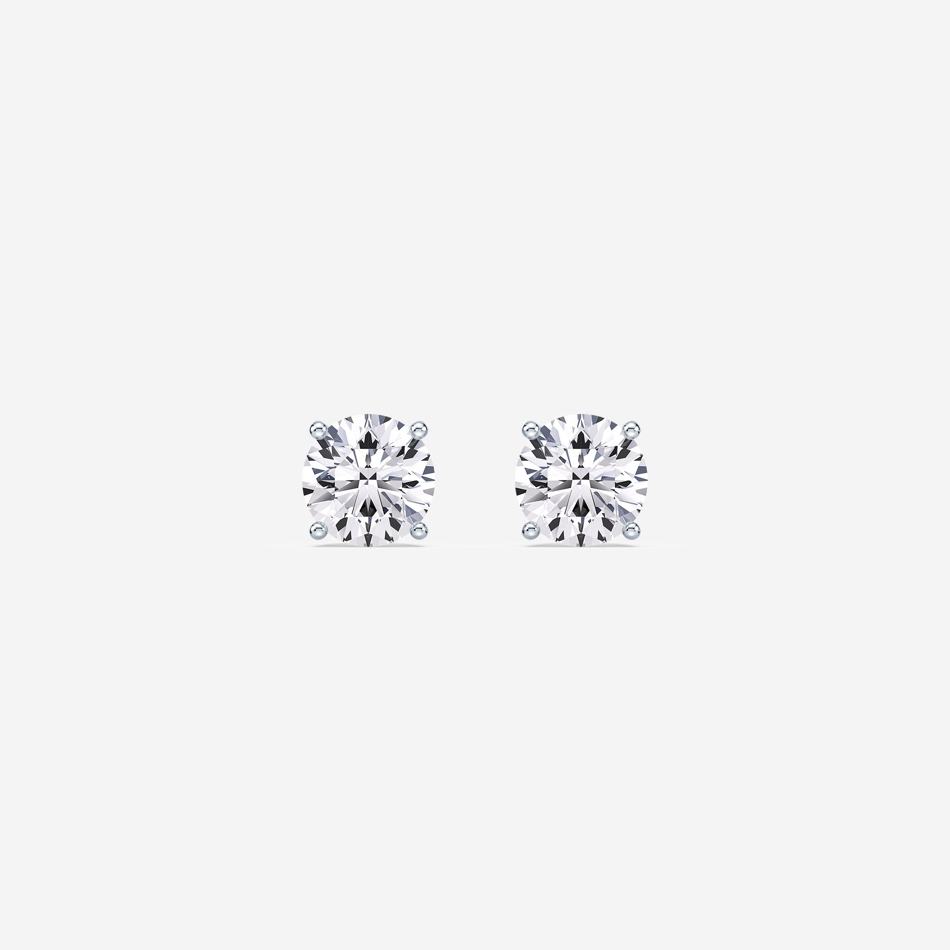 Lab Diamond Studs 1ctw – Plum