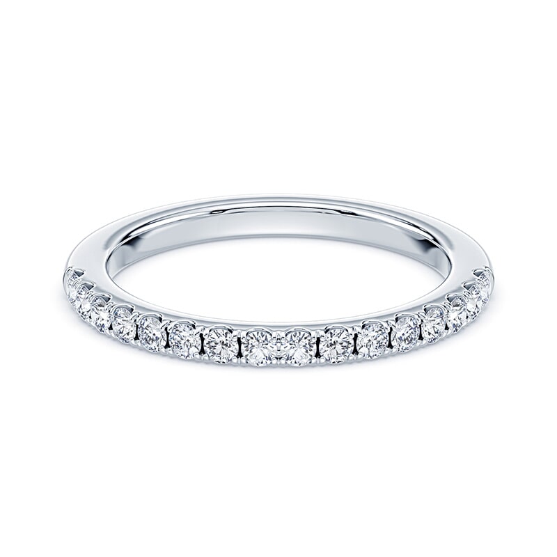 Lab Diamond Band for Cathedral Rings | Plum Diamonds