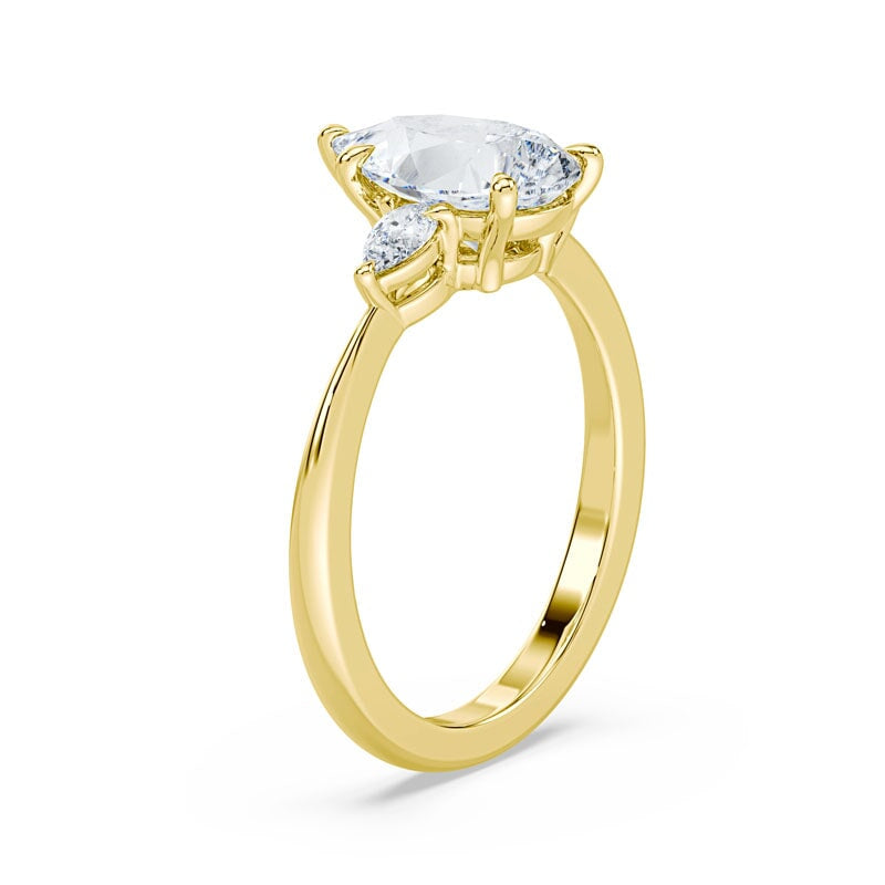 Pear Shaped Engagement Ring – Plum