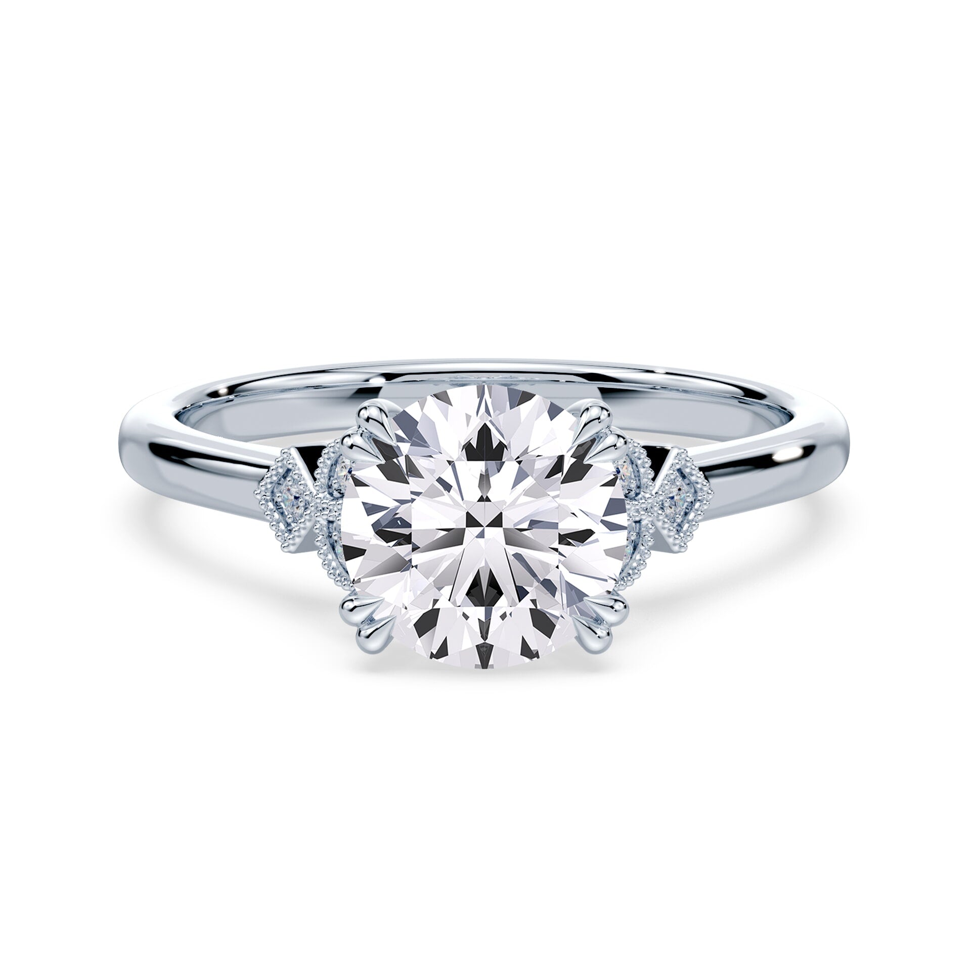 Vintage Peekaboo Ring – Plum
