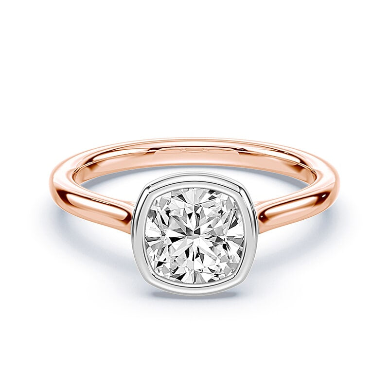 Cushion Cut Diamond Ring – Plum Diamonds