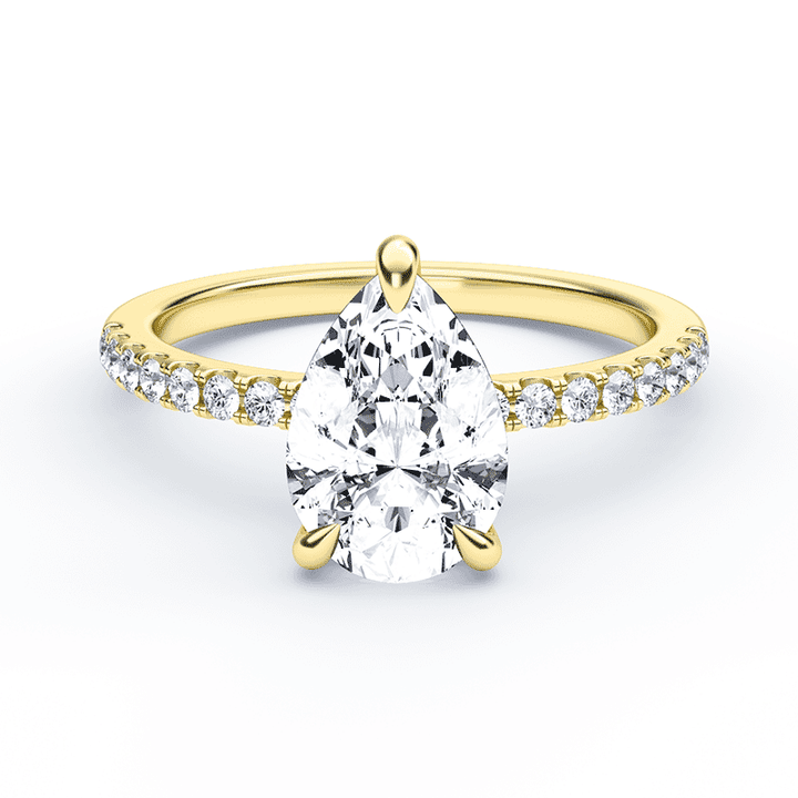 Pear Cut Engagement Rings | Plum Diamonds