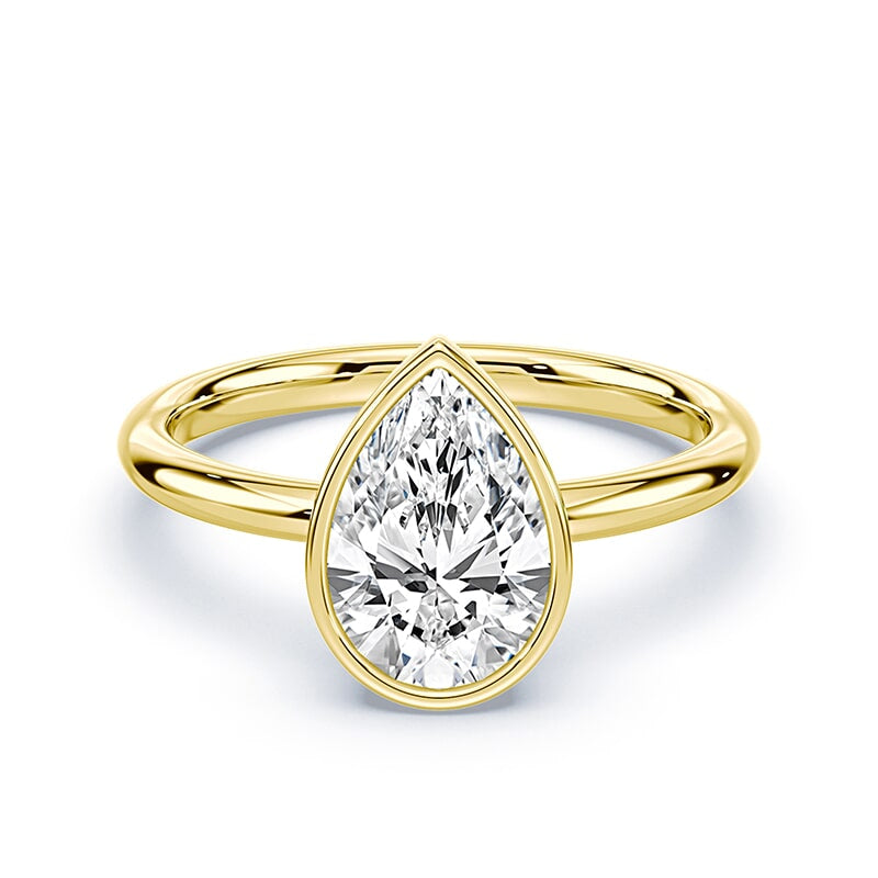 Pear Shaped Engagement Ring – Plum Diamonds