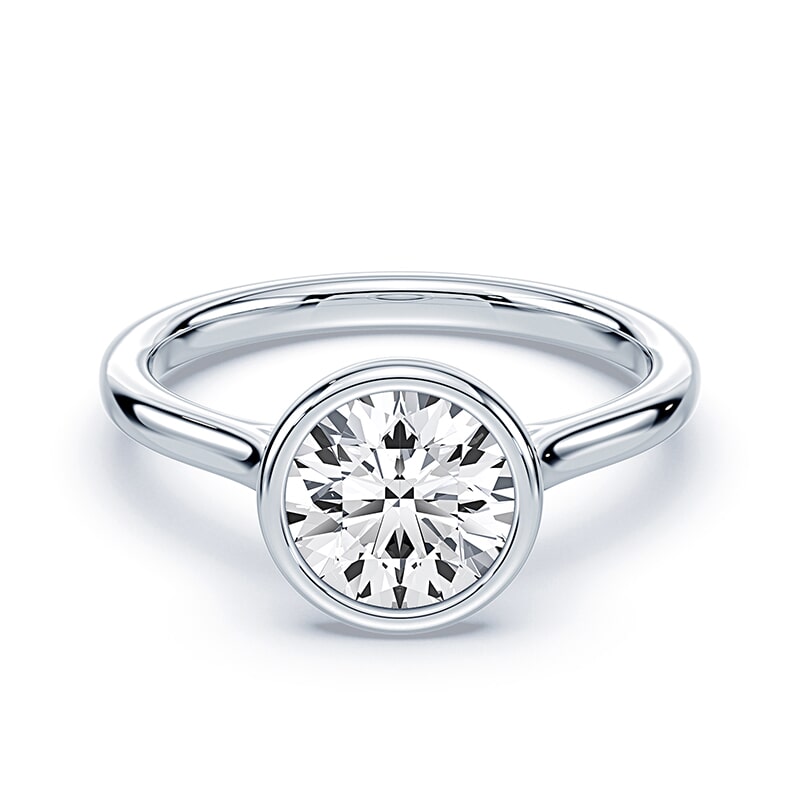 Bezel Engagement Rings | Plum Diamonds